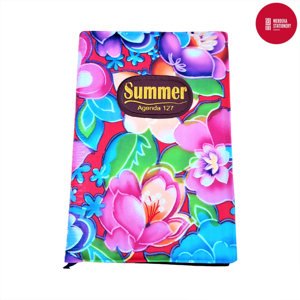Jual Buku/Book Agenda/Notes Kain Mini Summer 127 Bunga 10,5x16cm 125 ...