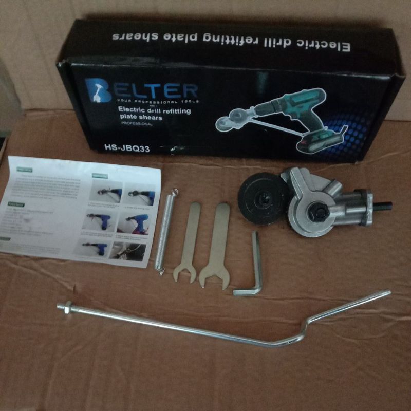 Jual Adapter Bor Gunting Plat Tipis Adapter Mesin Bor Pemotong Seng ...