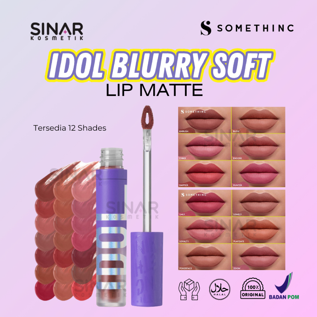 Jual Somethinc Idol Blurry Soft Lip Matte - Lip Cream Matte - Lipstik ...