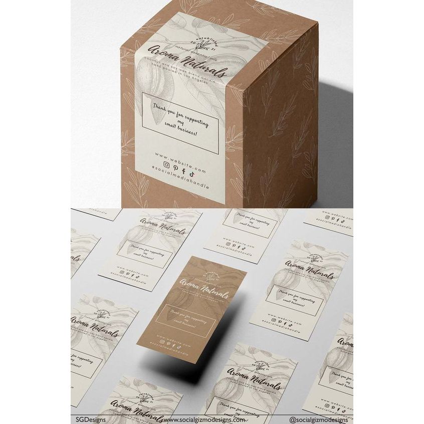 Jual Stiker Label persegi stiker box makanan Stiker Kardus / stiker ...