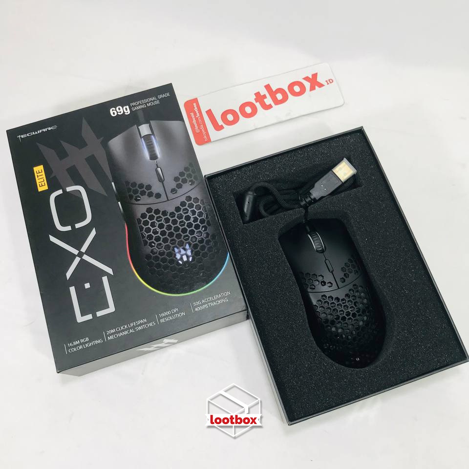 Jual Tecware Exo Elite Ultra Lightweight Gaming Mouse and Highly ...