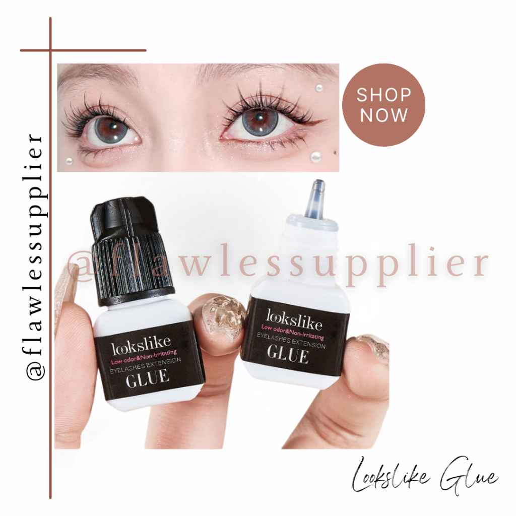 Jual Lem Eyelash LOOKSLIKE Glue Eyelash Extention DIY GLUE Tidak Perih ...
