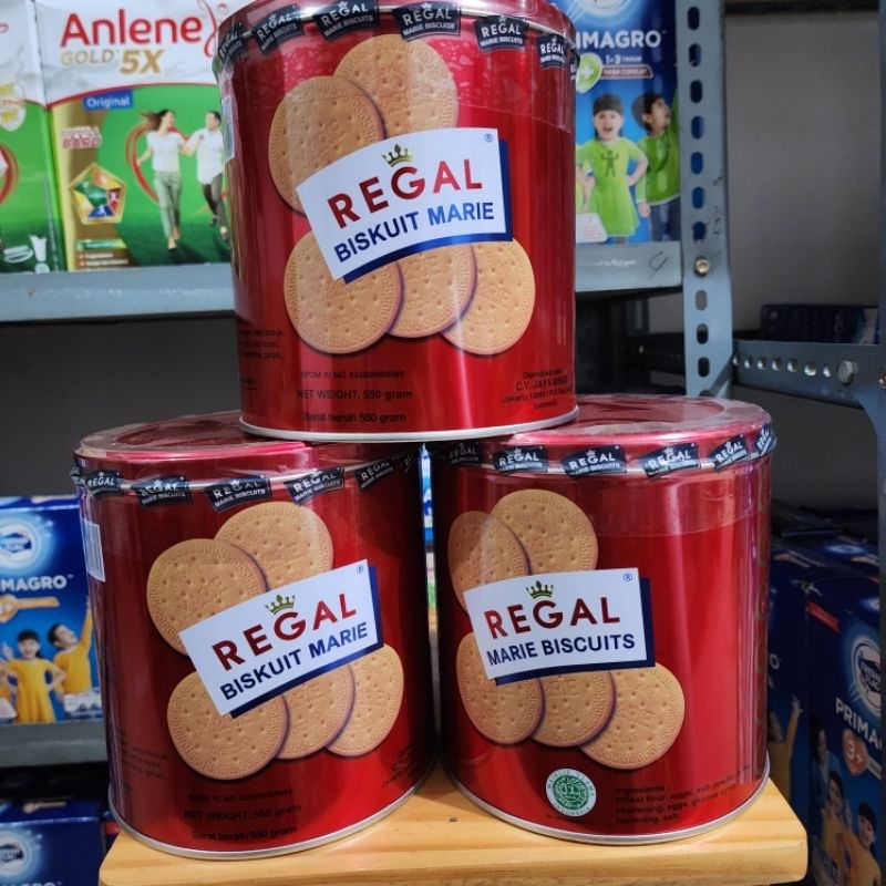 Jual PROMO!!! Regal Merie Biscuits Kaleng 550gr Cemilan Biskuit ...