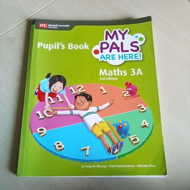 Jual BUKU ORI MY PALS MATHS 3A SD PUPIL'S BOOK PENERBIT MARSHALL ...