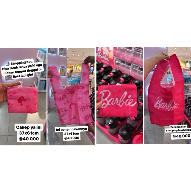 Jual Shopping Bag Barbie Limited Edition Miniso x Barbie | Shopee Indonesia