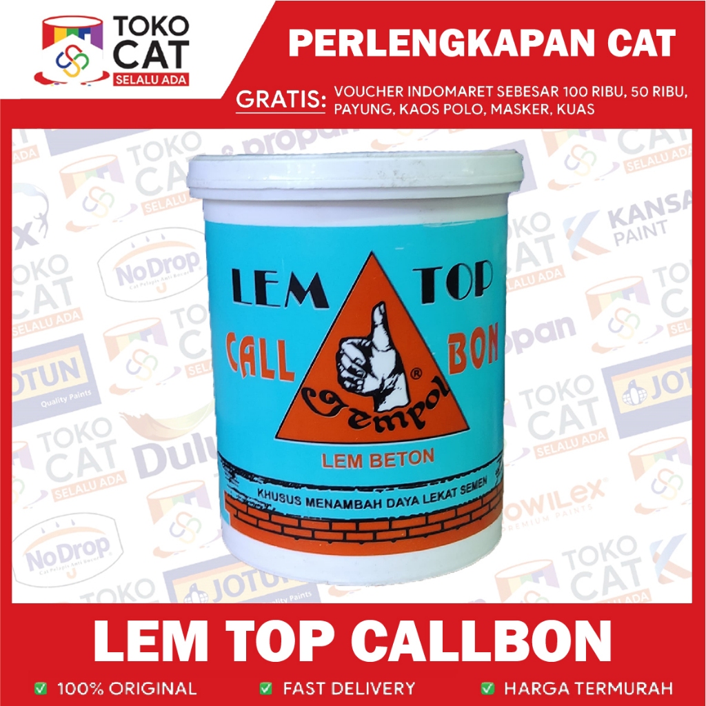Jual PEREKAT BETON | LEM BETON CALBOND 1 L | Shopee Indonesia