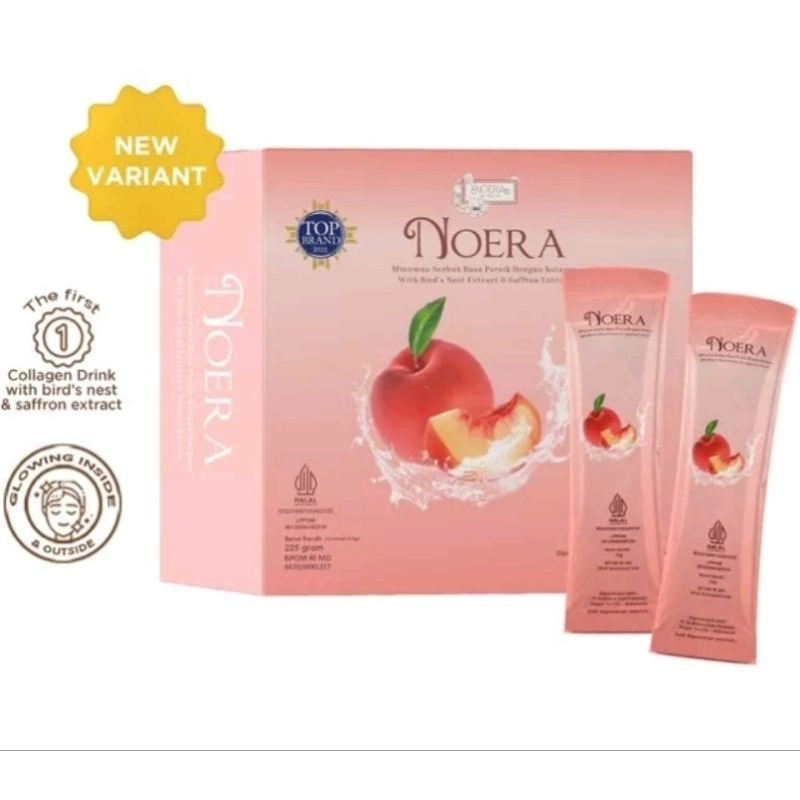 Jual 1 Box Isi 15 Sachet Noera Collagen Drink New Formula With Birdnest ...