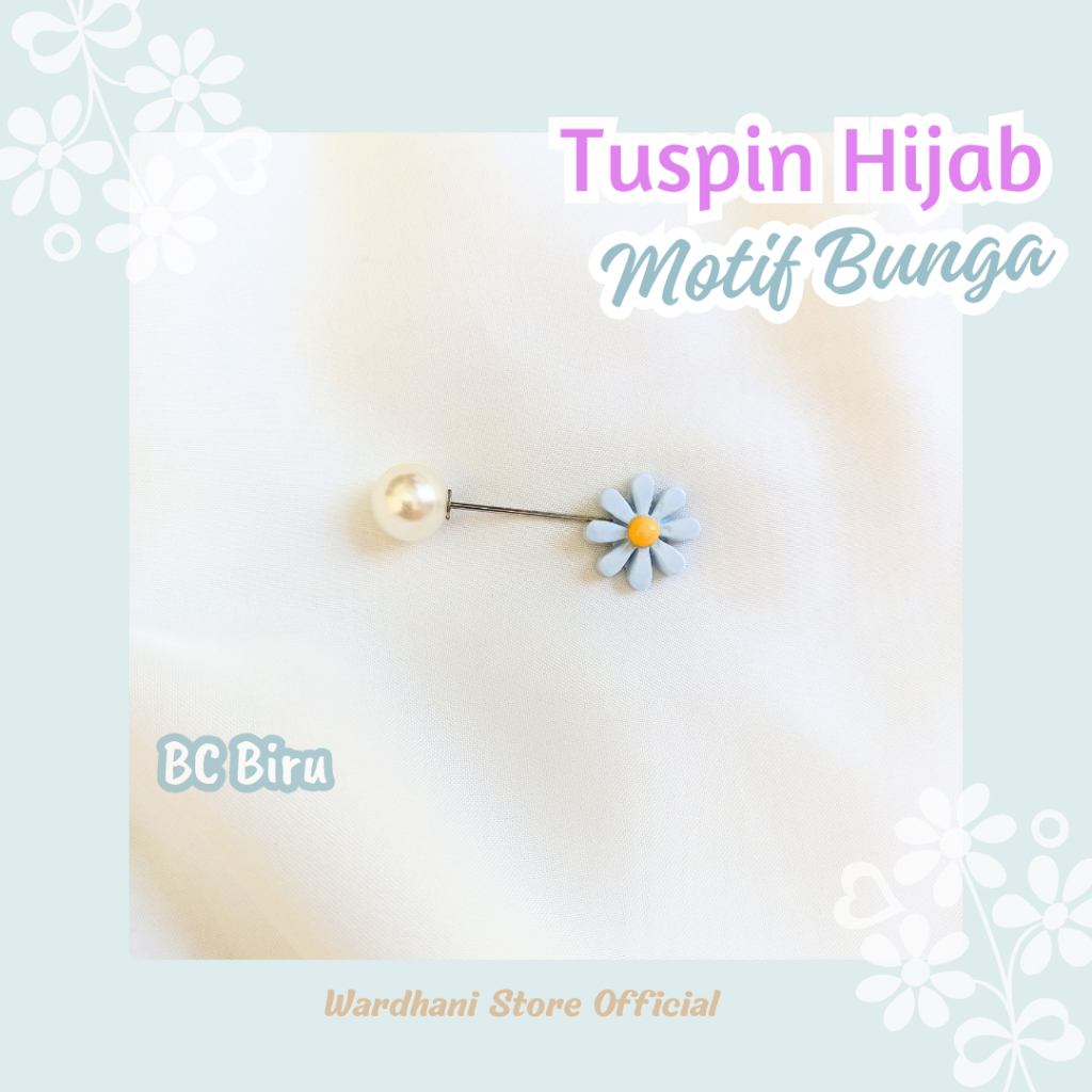 Jual Tuspin Hijab Motif Bunga || Tusuk Pin Hijab Cantik | Shopee Indonesia