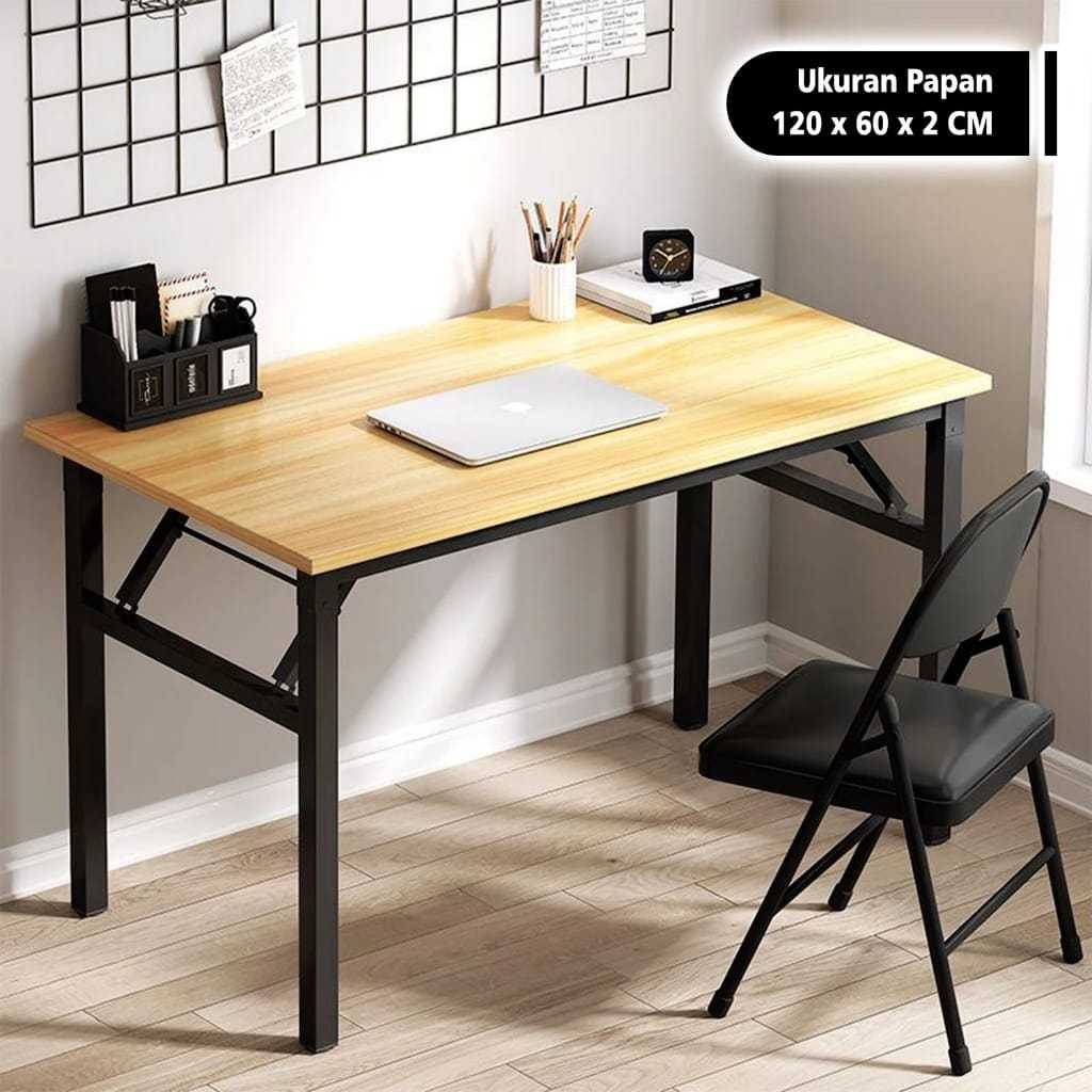 Jual Meja Lipat Portabel Meja Kayu Persegi Panjang Meja Kerja Kantor ...