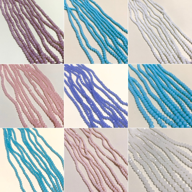 Jual Manik manik Kristal Ceko 4mm Satu Renceng ISI 100 | Shopee Indonesia