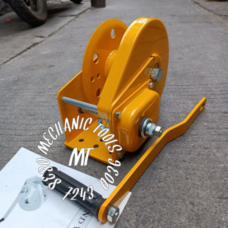 Jual Hand Winch Kerekan Manual 1800 lbs 800 Kg Katrol kerekan tangan ...