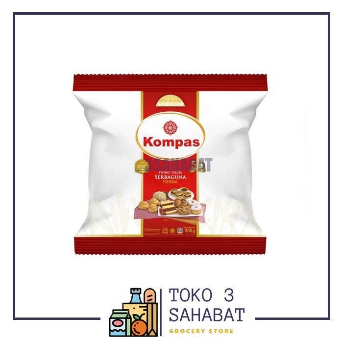 Jual Tepung Terigu Kompas 500 Gram | Shopee Indonesia