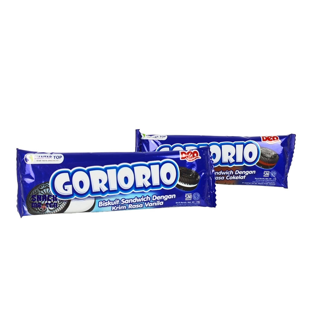 Jual BISKUIT SANDWICH GORIORIO RENCENG ISI 20 PCS - 10 GRAM | GORIORIO SIANTAR TOP RASA COKLAT ...