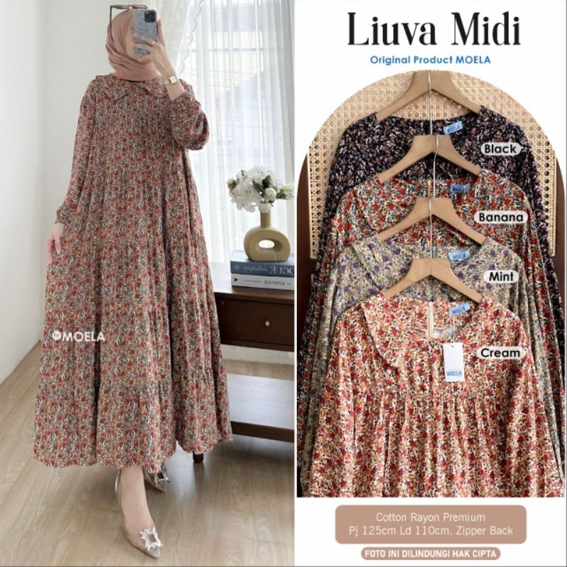 Jual LIUVA MIDI ORIGINAL MOELA | Shopee Indonesia