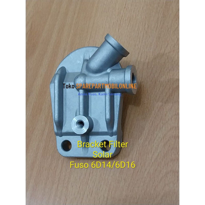 Jual Bracket fuel filter kepala head filter solar mitsubishi fuso 6d14 ...
