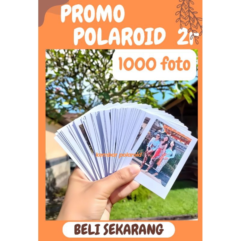 Jual CETAK FOTO POLAROID UKURAN 2R ISI 1000 FOTO | Shopee Indonesia