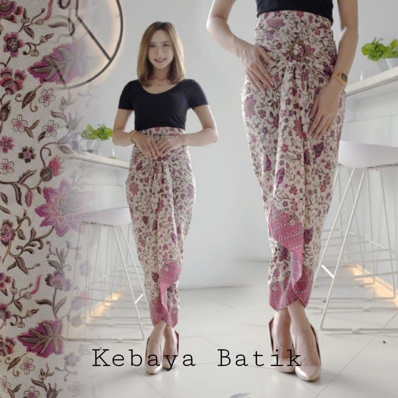 Jual Rok Lilit Batik Modern | Rok Lilit Batik Warna Pastel | Rok ...