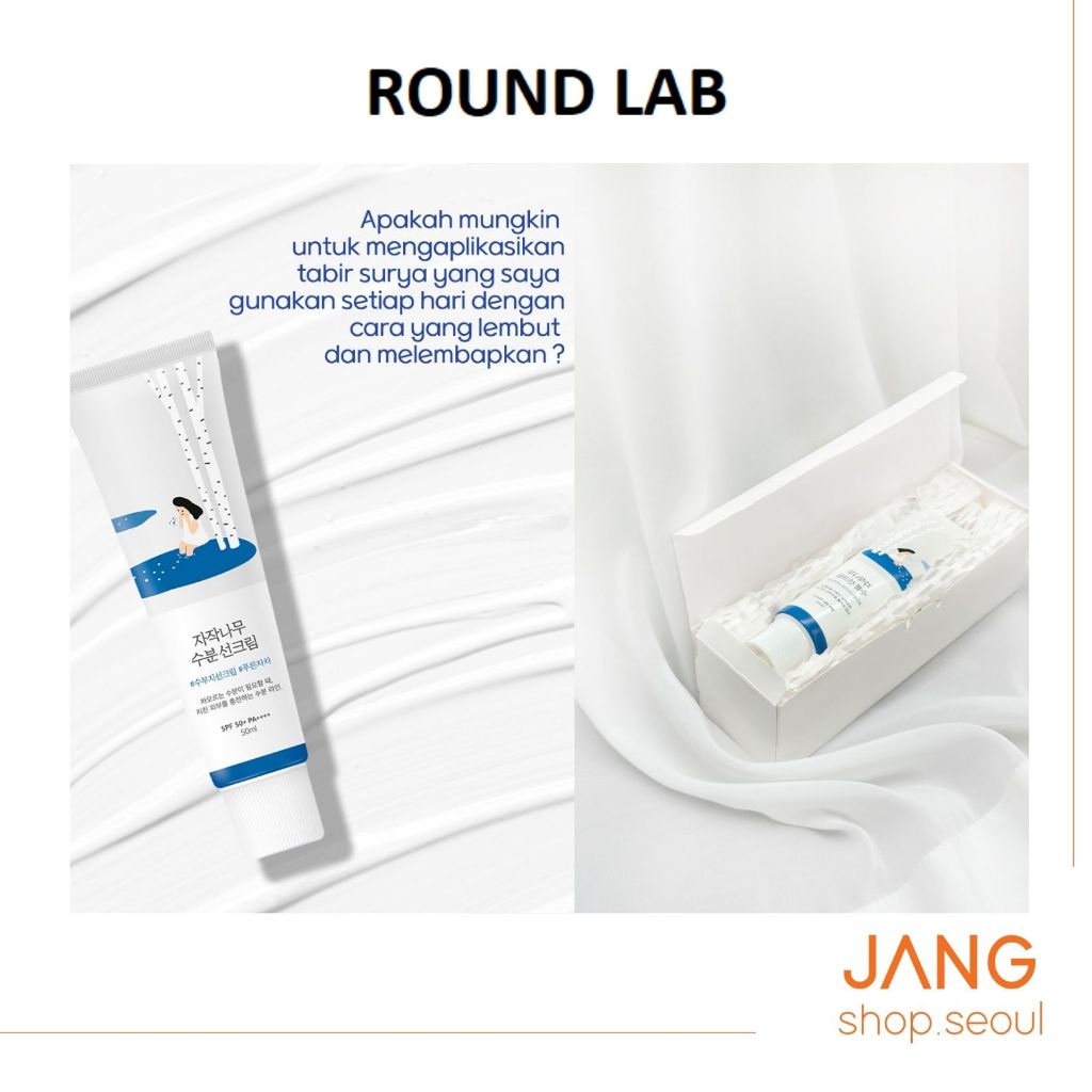 Jual ROUND LAB Sunscreen original Korea |SPF50+, PA++++ BOX IVORY ...