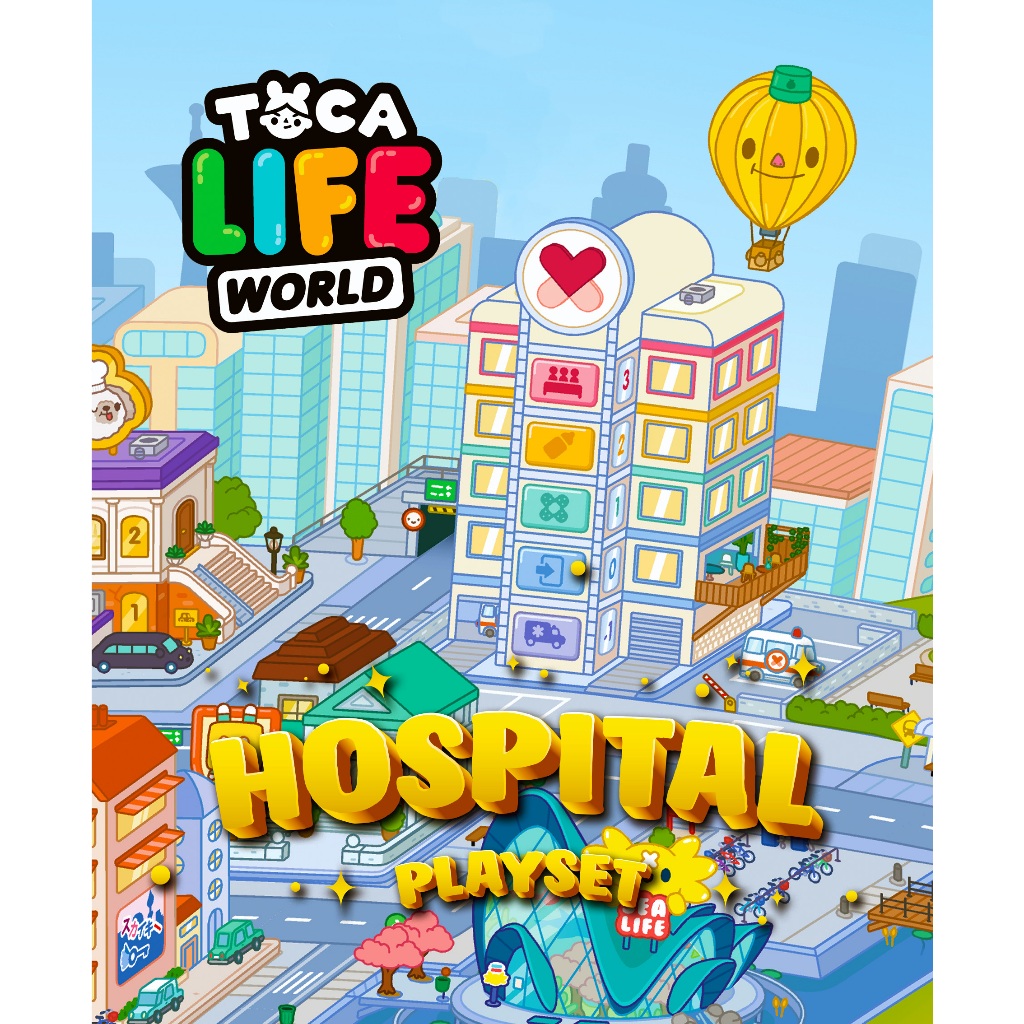 Jual Paper Doll Toca Boca Life World HOSPITAL Series Quite Busy Book ...