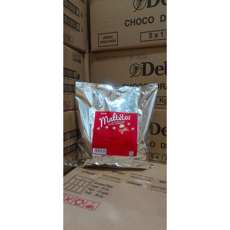 Jual DELFI Maltitos Malt Crunch 500g | Shopee Indonesia