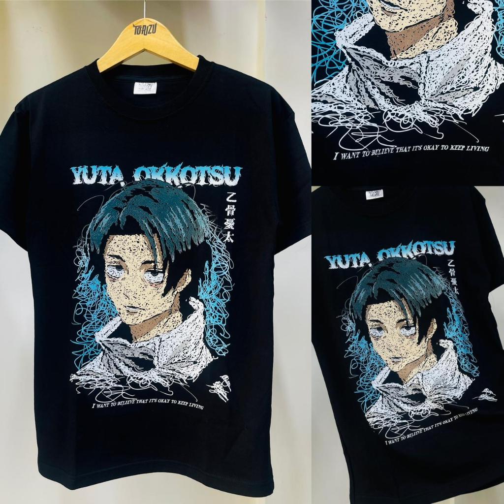 Jual Tshirt Yuta Okkotsu Scribble Art Bundling Pack Anime Manga Jujutsu ...