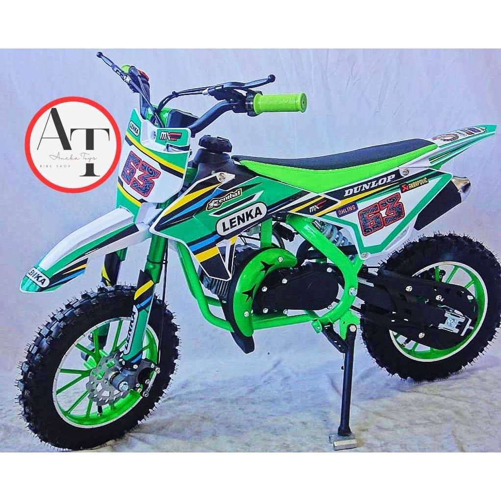 Jual Motor Bensin Lenka MC63 Mini Trail Anak 2 Tak 50cc Mesin Rumput ...