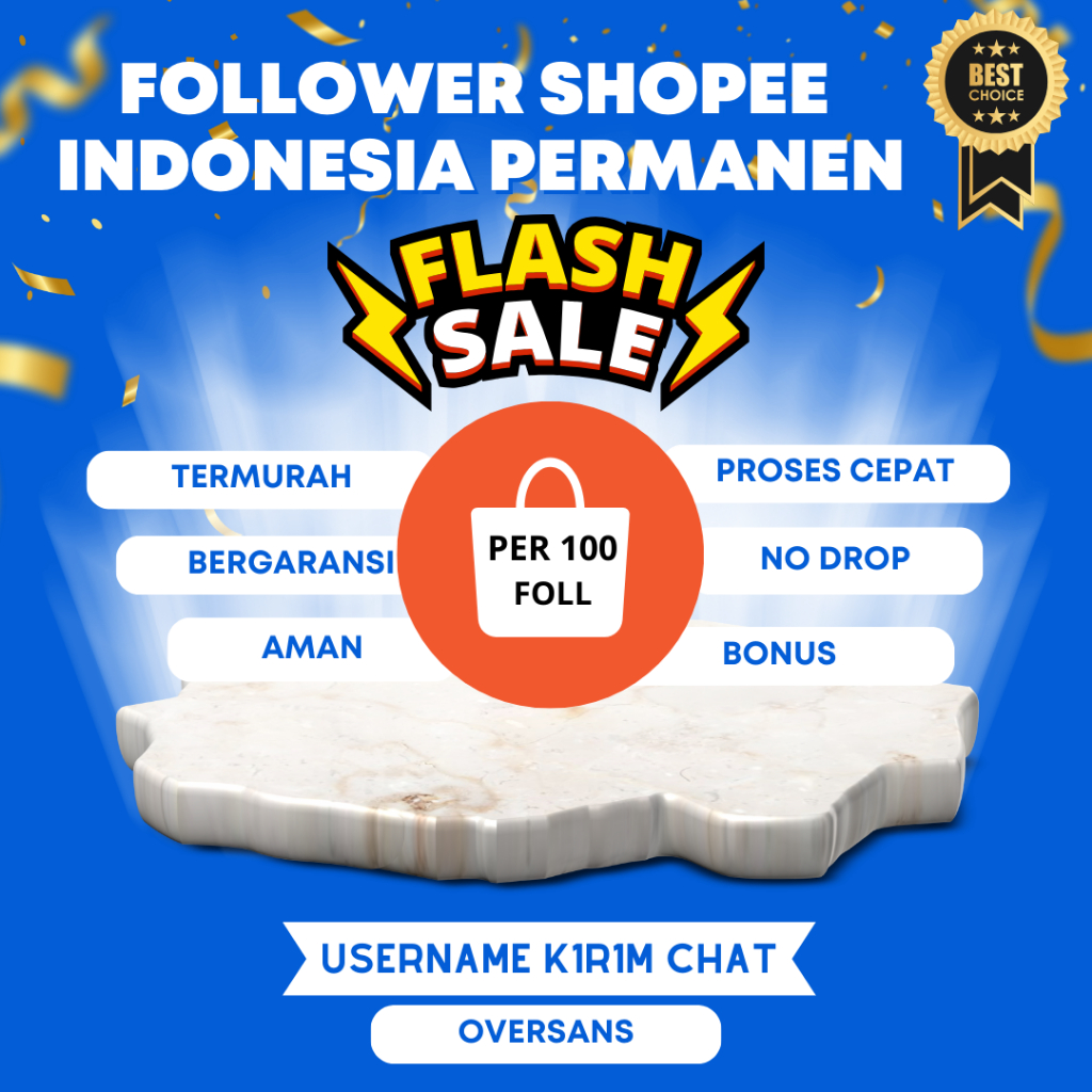 Jual FAST PROSES FOLLOWER SHOPEE INDONESIA PERMANEN BERGARANSI TERMURAH ...