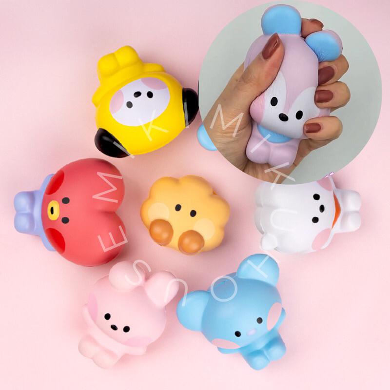 Jual OFFICIAL BT21 MININI SQUISHY DOLL MAINAN BTS TOY DOLL FIGURE ...