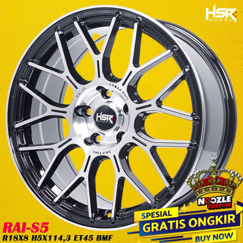 Jual Velg Mobil INNOVA HRV Ring 18 Lubang 5 Terbaru HSR R18 Baut 5 Single PCD | Shopee Indonesia