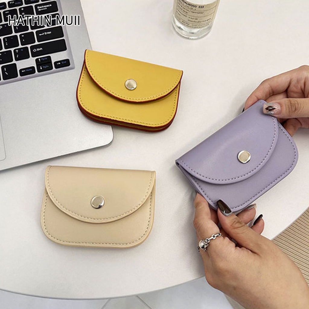 Jual Hathin muii - mini halfmoon dompet wanita kartu cash/coin wallet ...