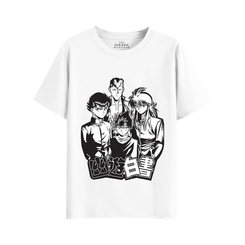 Jual HIKARU Kaos YUSUKE TEAM | YUYU HAKUSHO | Anime T shirt | Kaos ...