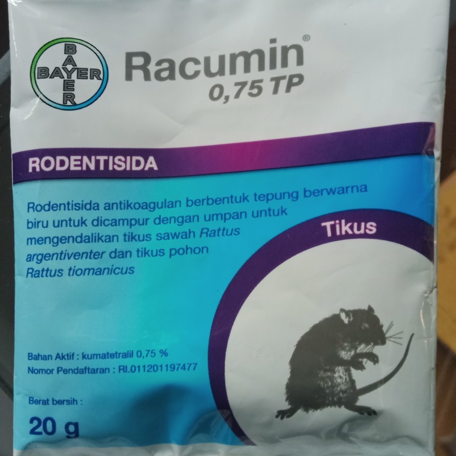 Jual Rodentisida Racumin 0.75 TP 20 Gram | Shopee Indonesia