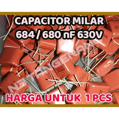 Jual Capacitor Milar 680n 684 630V | Shopee Indonesia