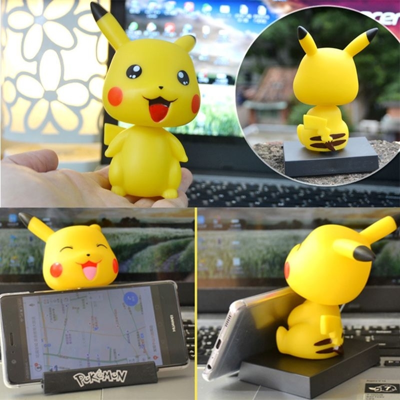 Jual Bobblehead Pokemon Pikachu Pajangan Dashboard Mobil Action Figure ...