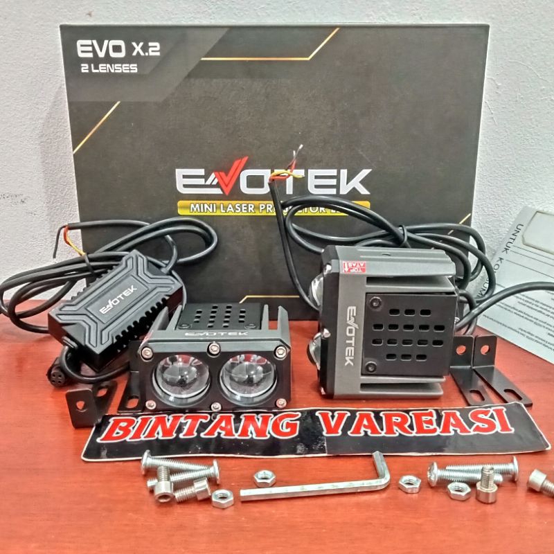 Jual EVOTEK EVO X2 MINI LASER 2 MATA | MINI PROJECTOR 2 LENS EVOTEK EVO X-2 | Shopee Indonesia
