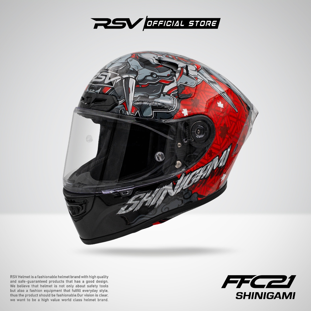 Jual HELM RSV FFC21 FIBER COMPOSITE SHINIGAMI | Shopee Indonesia