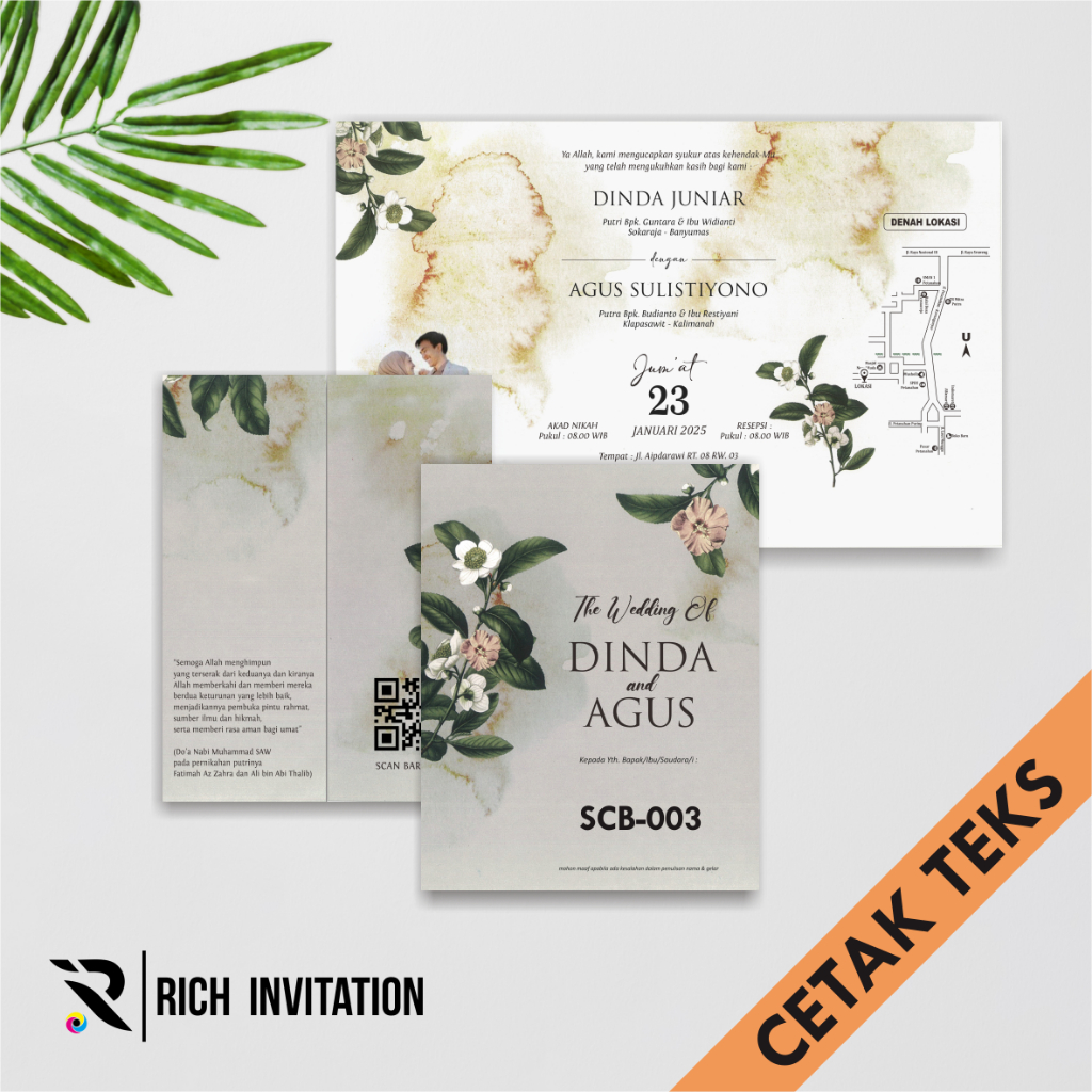 Jual CETAK UNDANGAN PERNIKAHAN BLANGKO GRIYA SERIES - UNDANGAN NIKAH BLANGKO FULL COLOR | Shopee ...