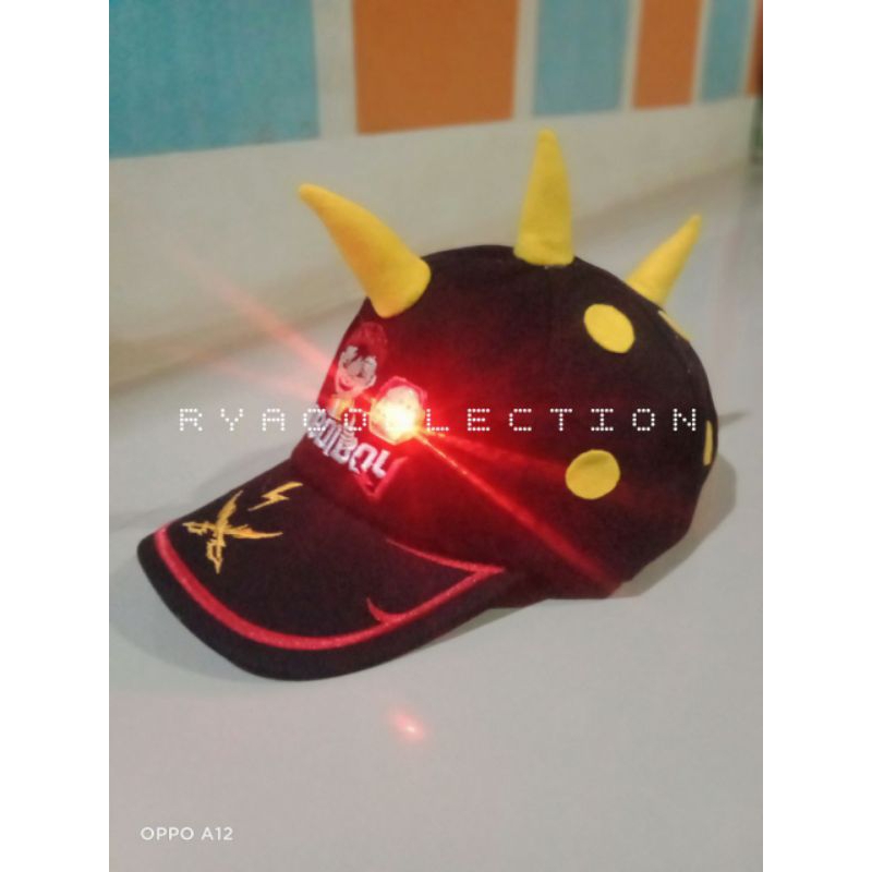 Jual Topi Boboy bordir nama&LED | Shopee Indonesia