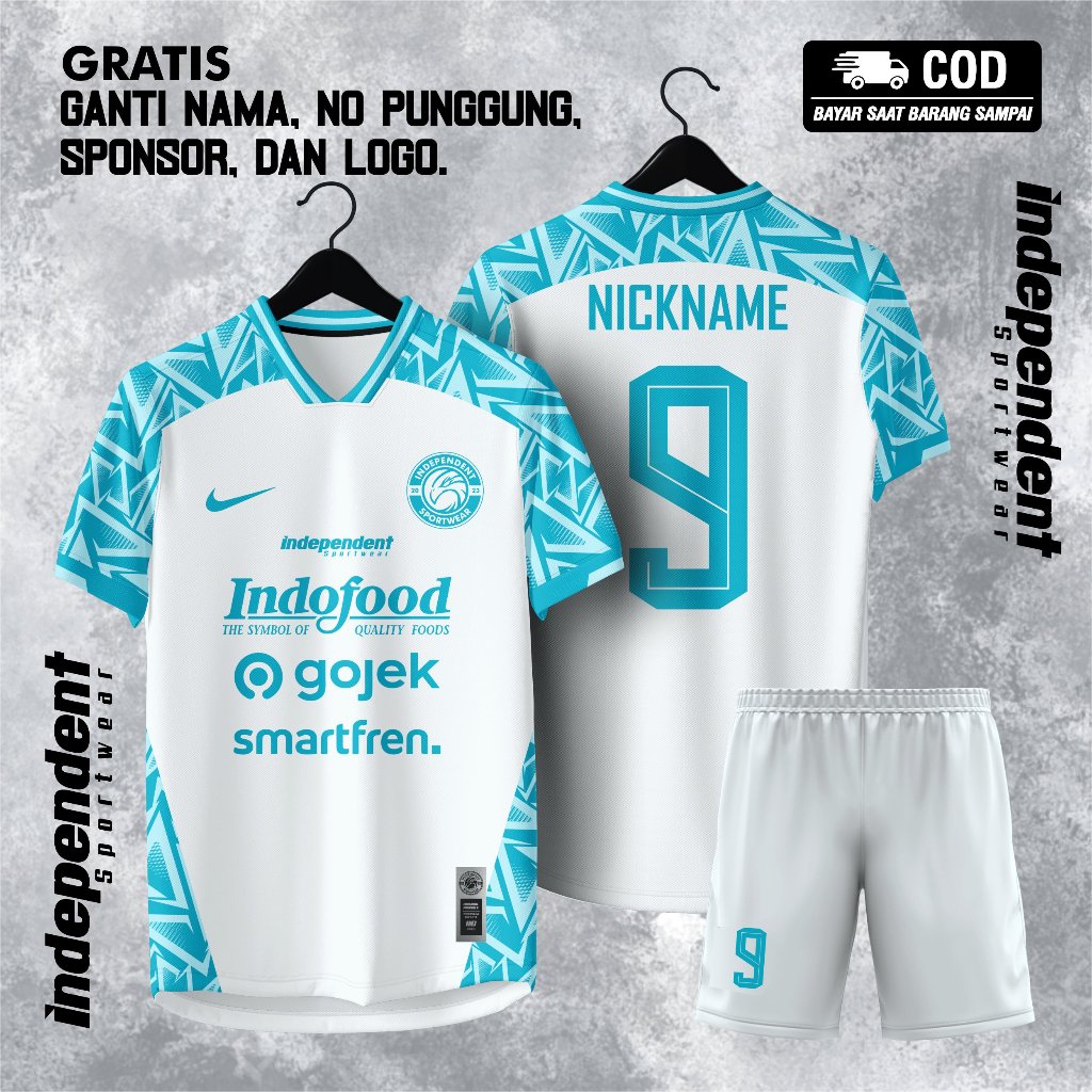 Jual Jersey futsal terbaru / jersey futsal custom nama + no punggung / baju bola custom full ...
