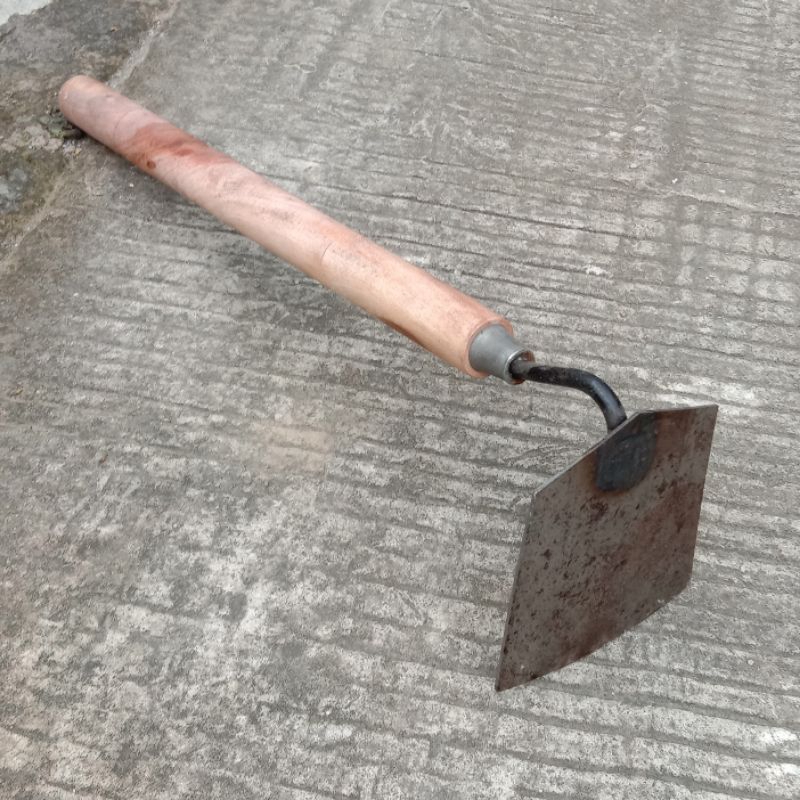 Jual Cangkul mini ukuran 60cm/cangkuk pembersih got/cangkul gulma ...