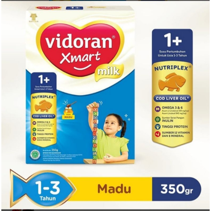 Jual susu vidoran 1+ 350 gram rasa madu | Shopee Indonesia