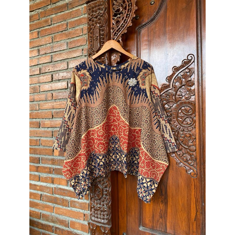 Jual BLUS BATIK KEKINIAN BLUS PARIS CANTIK ATASAN BATIK CANTIK BLUS ...
