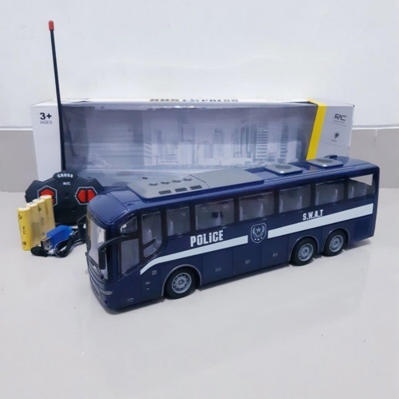 Jual Mainan Rc Bus Polisi Remote Control Mobil Bis Remot Kontrol Anak ...