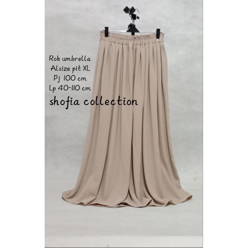 Jual Rok Umbrella Skrint/Bahan Crinkle Airflow Premium/Rok Payung Jumbo ...