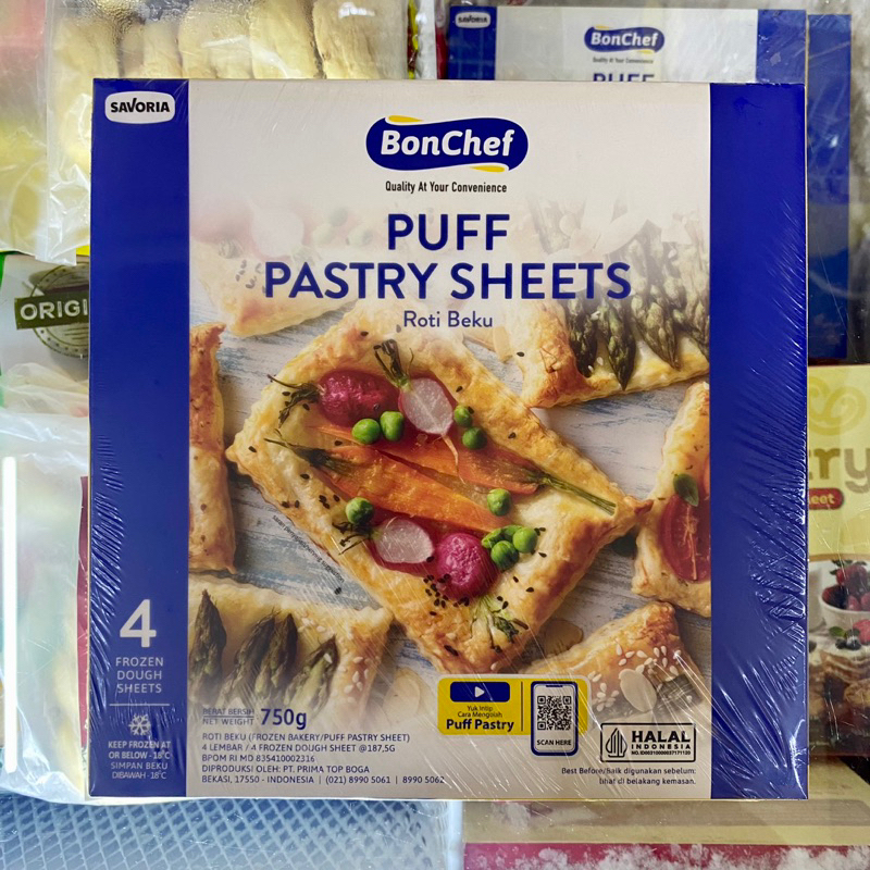 Jual Bonchef Puff Pastry Sheets 750gr | Shopee Indonesia