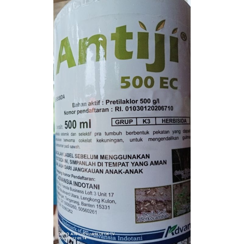 Jual HERBISIDA PEMBEKU BIJI GULMA ANTIJI 500 ML | Shopee Indonesia