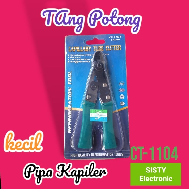 Jual Tang Potong Pipa Kapiler Capillary Tube Cutter CT-1104 3mm Kecil ...