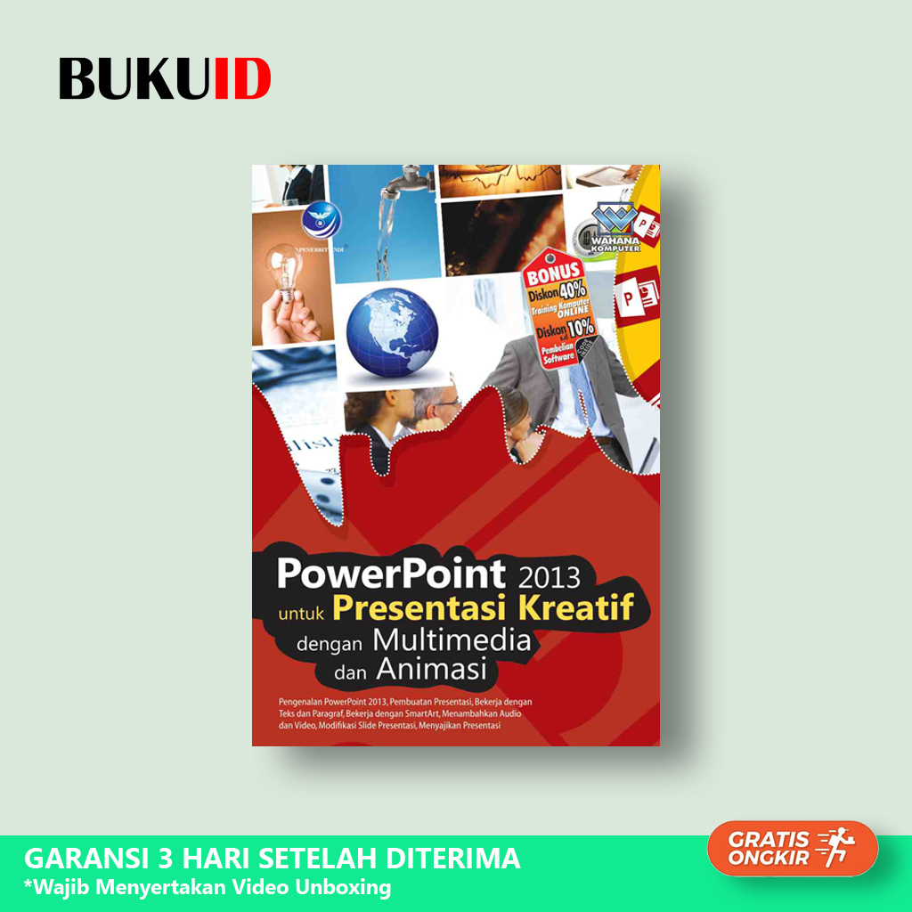Jual Buku PowerPoint 2013 Untuk Presentasi Kreatif Dengan Multimedia ...