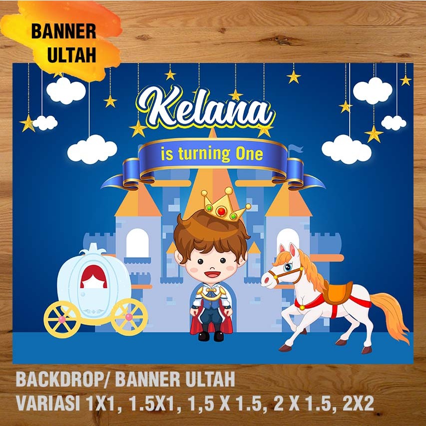 Jual ISTANA KERAJAAN Castle BANNER/ BACKDROP/ SPANDUK ULANG TAHUN UL ...