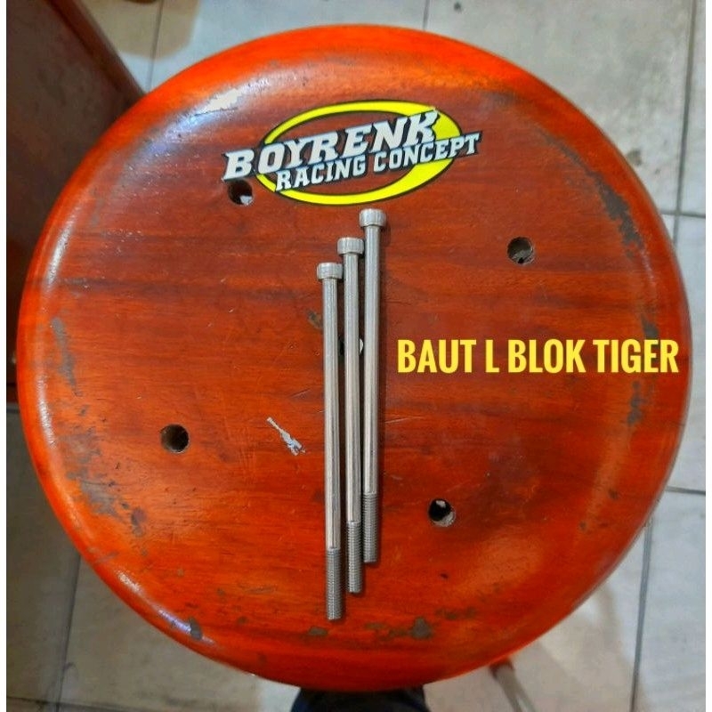 Jual BAUT L BLOK TIGER - BOYRENK RACING CONCEPT | Shopee Indonesia